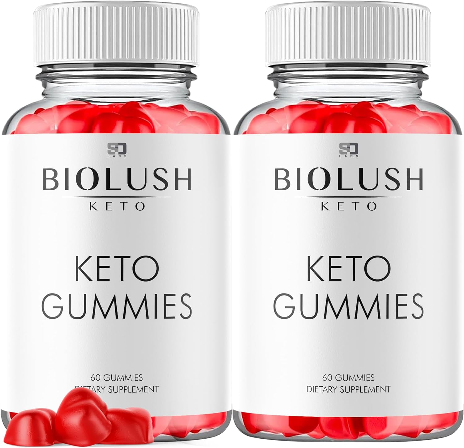 Biolush Keto Gummies 120 - Supplement bottles for pharmacies - Walmart ...