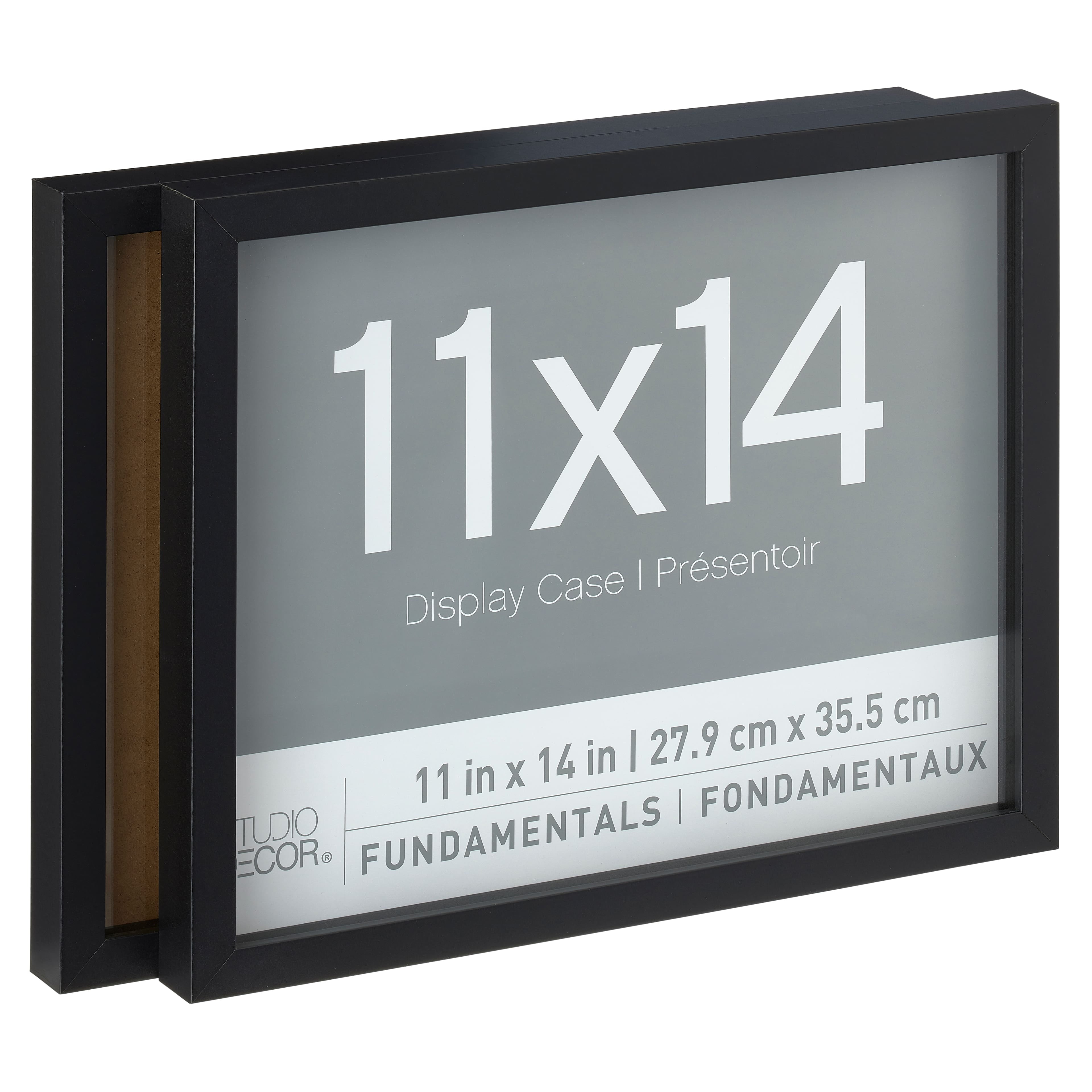 2-Pack Black 11" x 14" Shadow Boxes, Fundamentals By Studio Décor ...