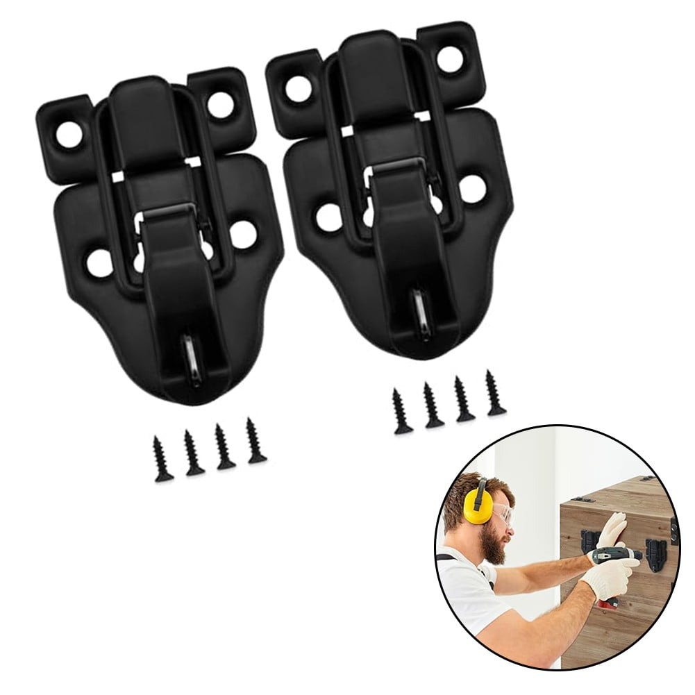 2 Pack Black Classic Duckbill Tool Box Locks With Hardened Screws for ...