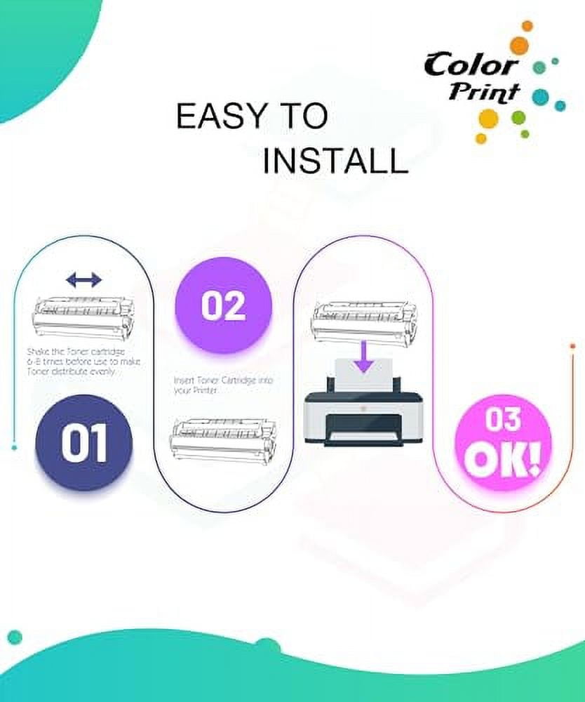 (2-Pack, Black) ColorPrint Compatible Toner Cartridge Replacement for Samsung MLT-D101S MLTD101S ...