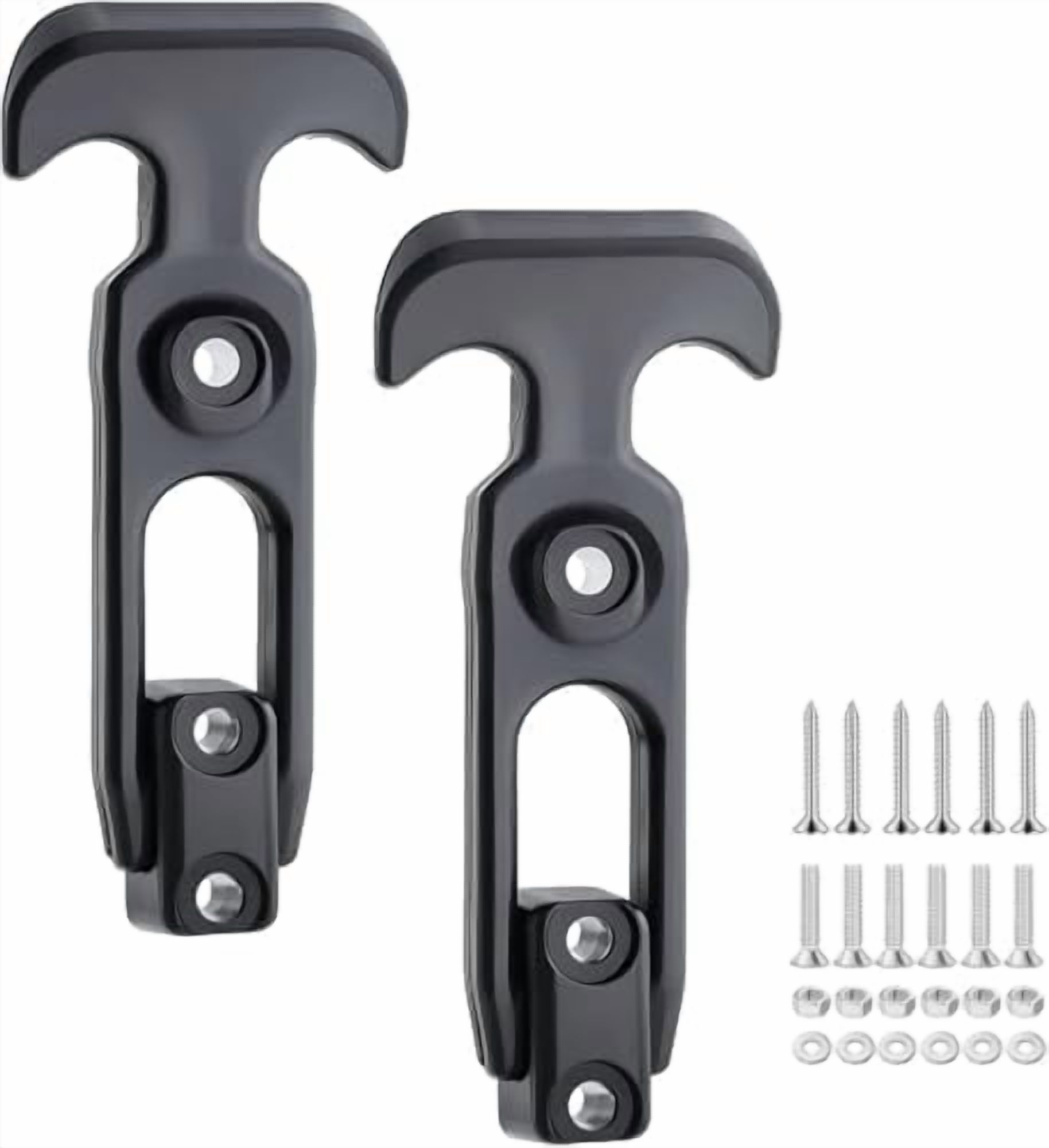 2 Pack Black Cooler Latches, Flexible Rubber T-Handle Draw Latches for ...