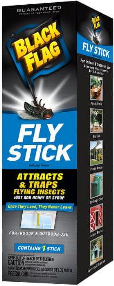 Black Flag Fly Stick Insect Trap - 2 Pack, Indoor and Outdoor Use, 1 ...
