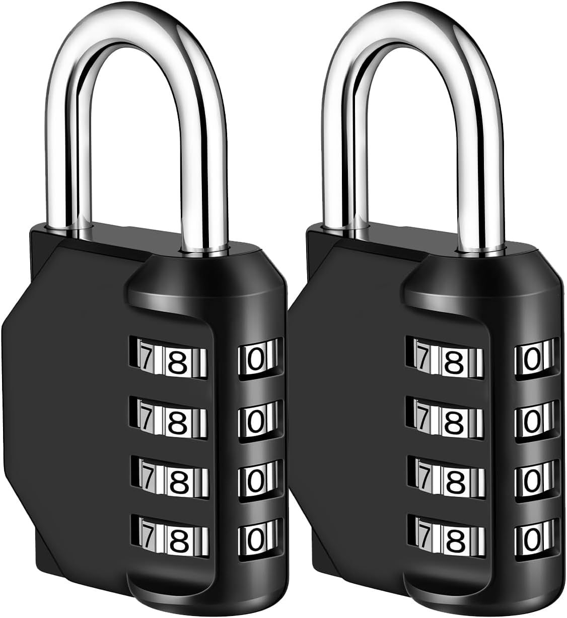 2 Pack Black Gym Locker Lock, Lock for Locker of School and Gym, Gate ...