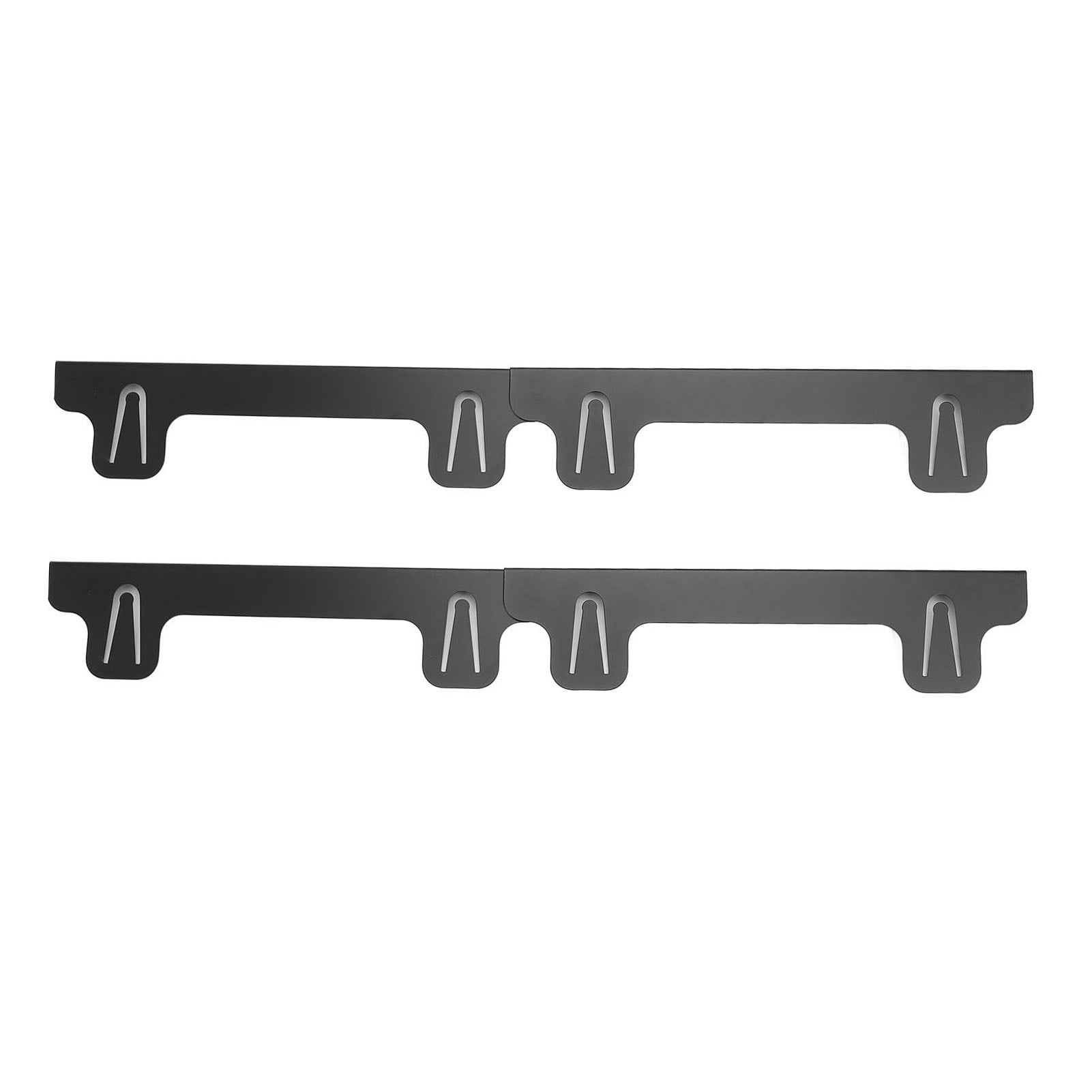 2-Pack Black Stove Gap Covers - Stainless Steel Kitchen Stove Side ...