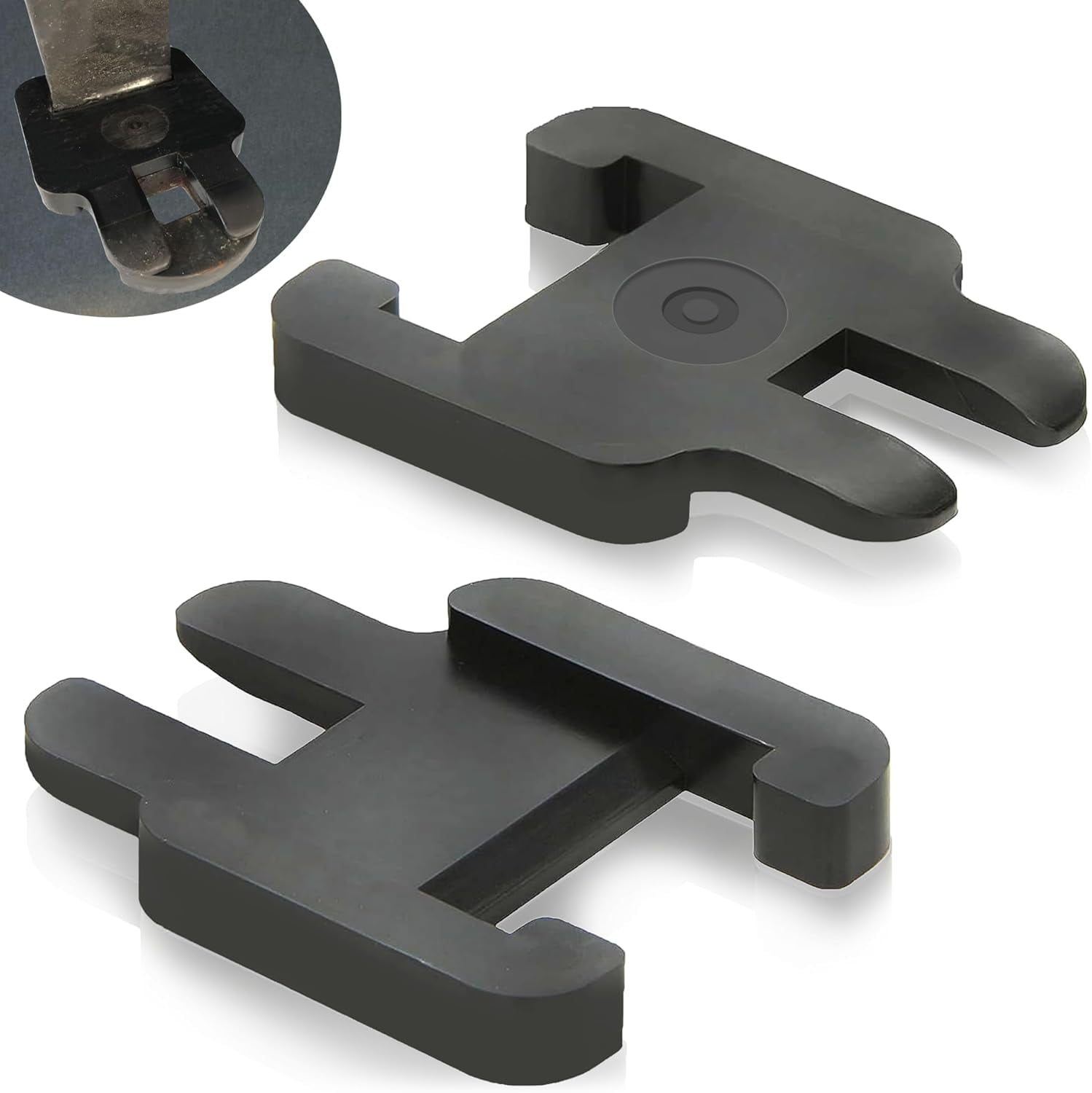 (2-Pack, Black) Sway Bracket Jacket Weight Distribution Hitch Parts ...