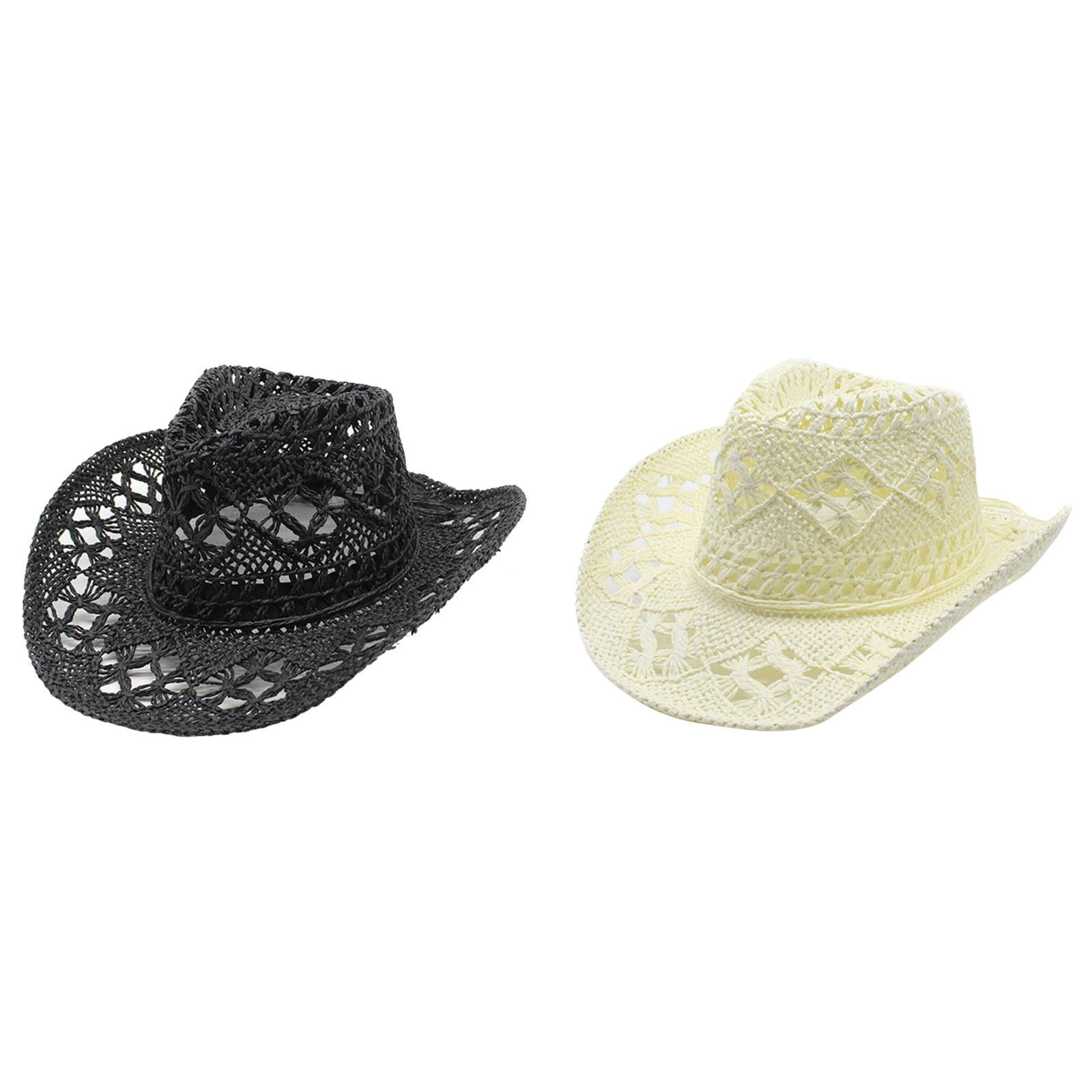 2 Pack(Black & Yellow) Women Men Summer Western Cowboy Vest for Women ...