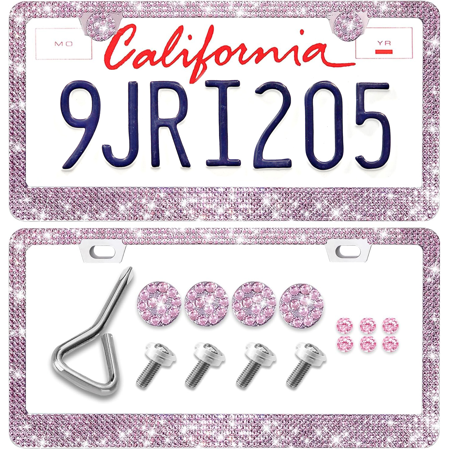 Thin Blue Line 1 One Asterisk, Police License Plate Tag Frame, Multiple ...