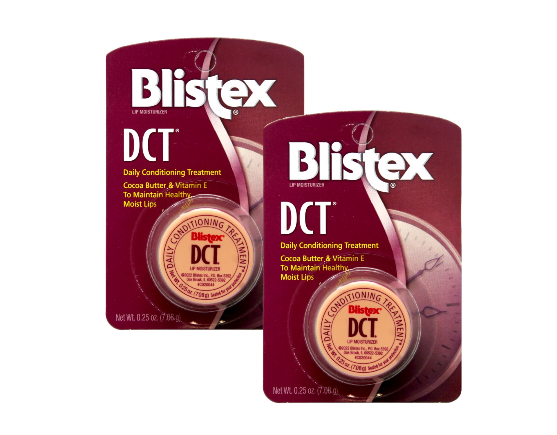 2 Pack Blistex - DCT Daily Conditioning Treatment For Lips 0.25 oz Each ...