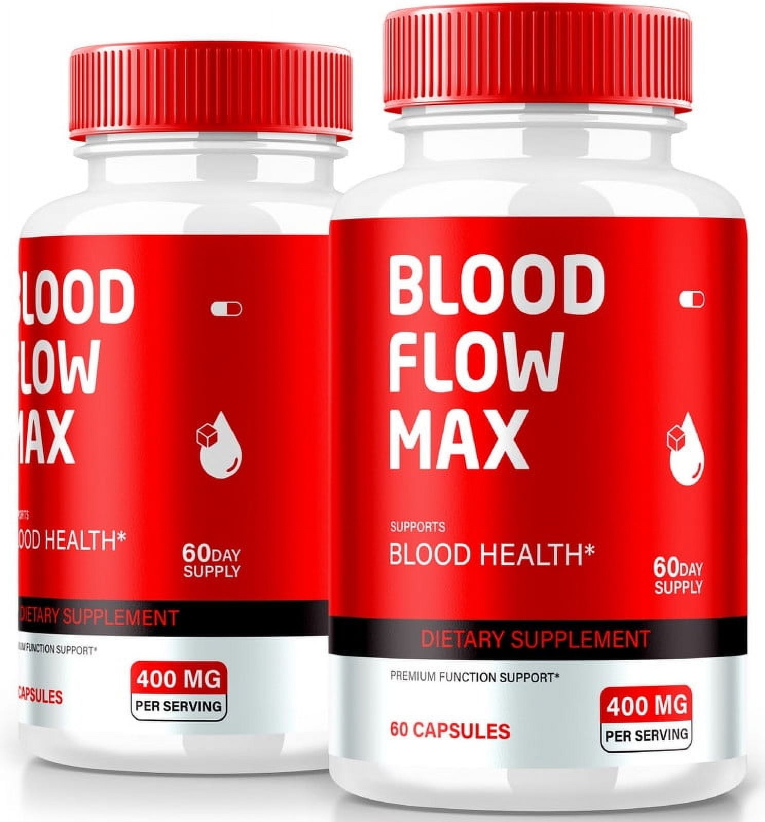 (2 Pack) Blood Flow Max Capsules, Advanced Blood Support Formula ...