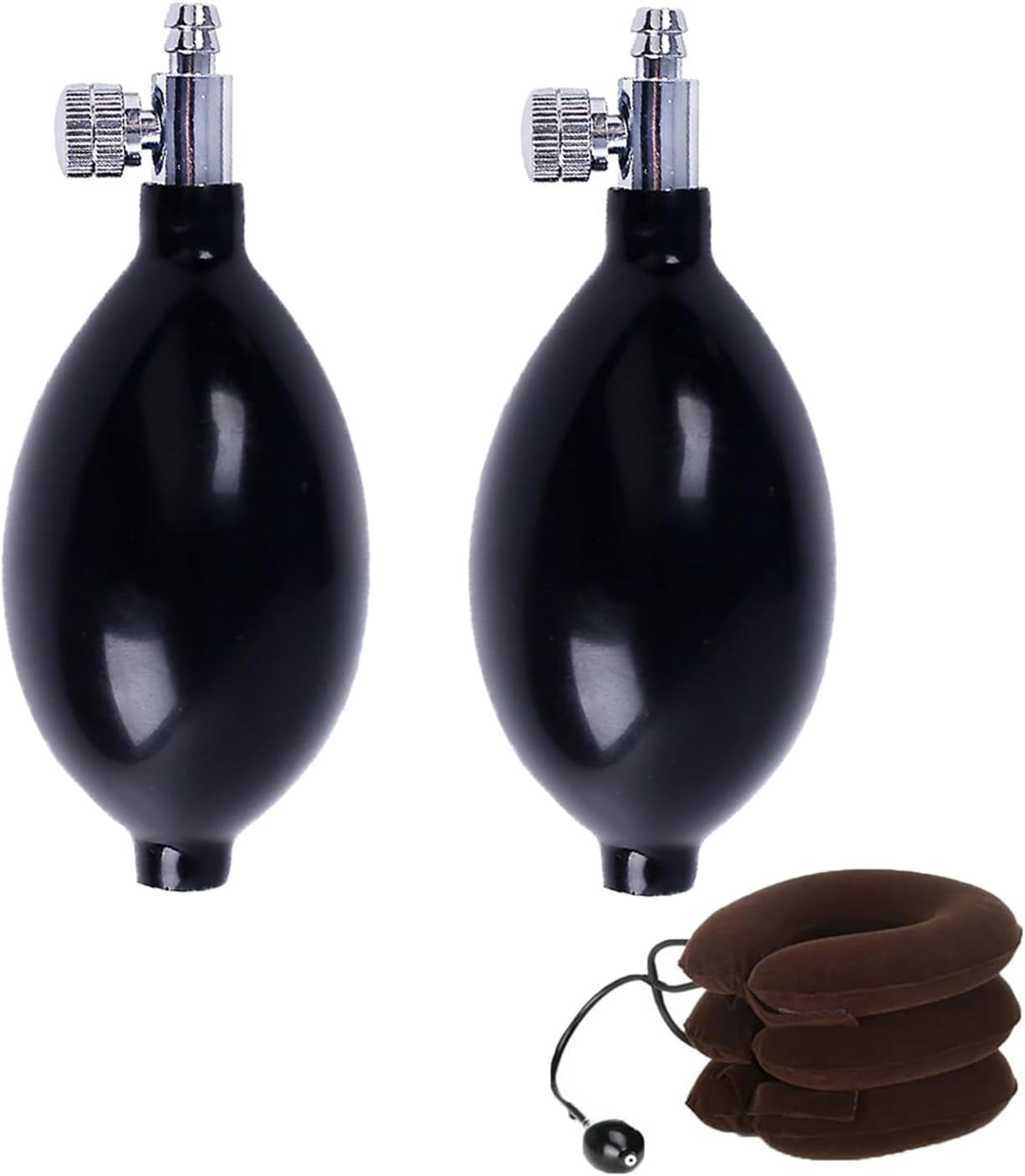 2 Pack Blood Pressure Bulb Pump Replacement Latex Rubber Inflation Bulb ...