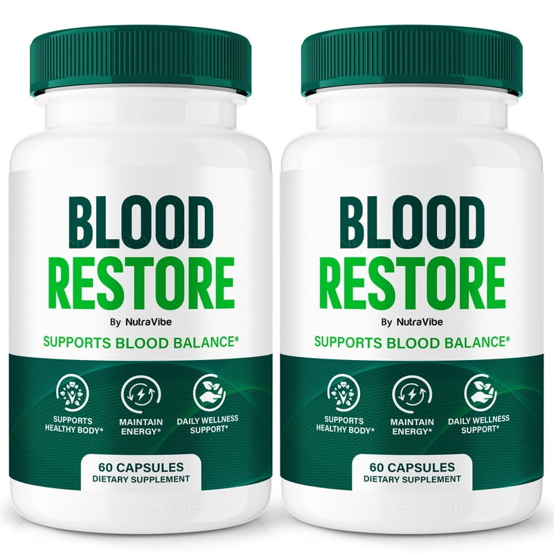 (2 Pack) Blood Restore – Original Formula with a Clean Blend to Support ...