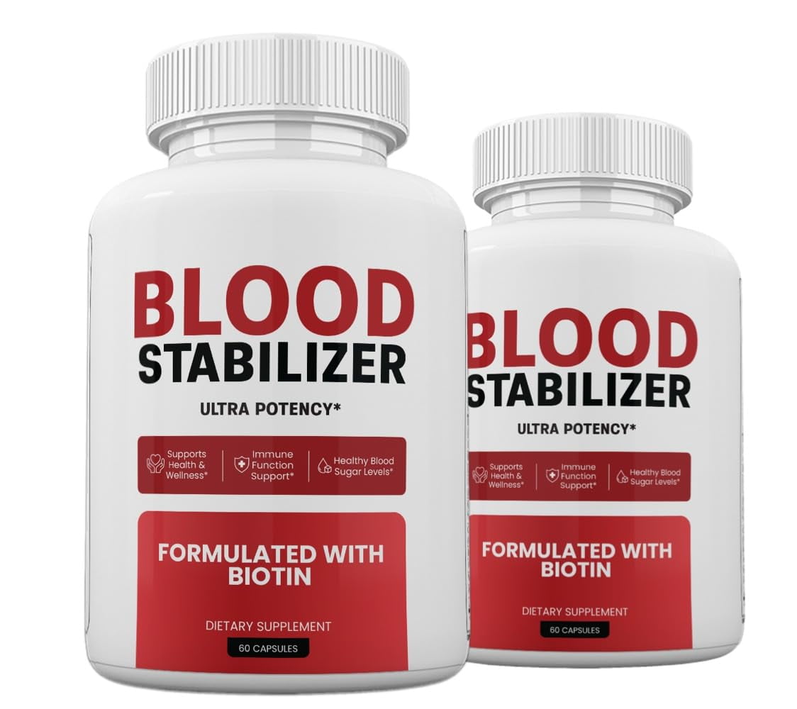 (2 Pack) Blood Stabilizer Capsules, Blood Stabilizer Premium Formula ...