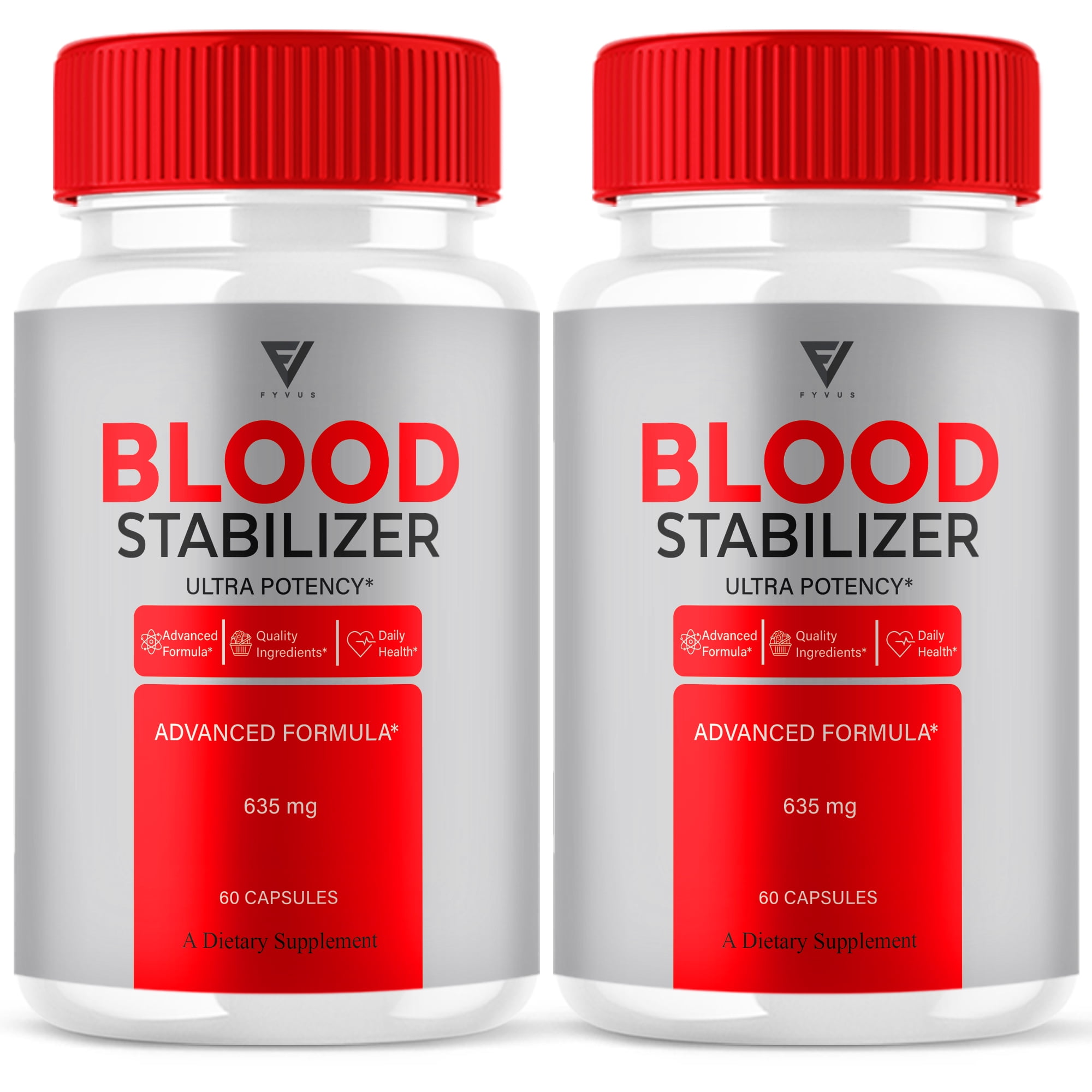 (2 Pack) Blood Stabilizer Support Pills, BloodStabilizer Max (120 ...