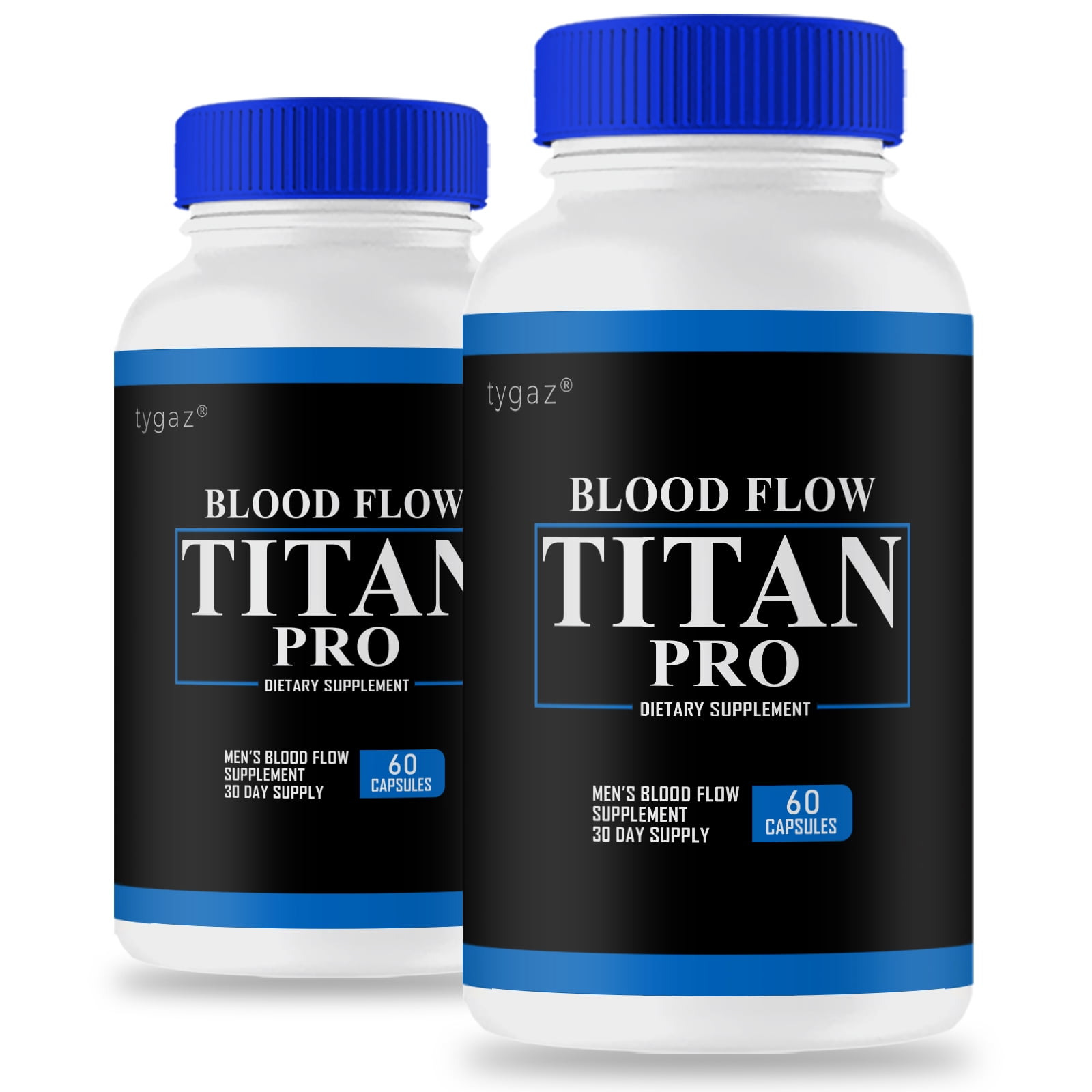 (2 Pack) BloodFlow TitanPro - Blood Flow Titan Pro Pills For Men ...