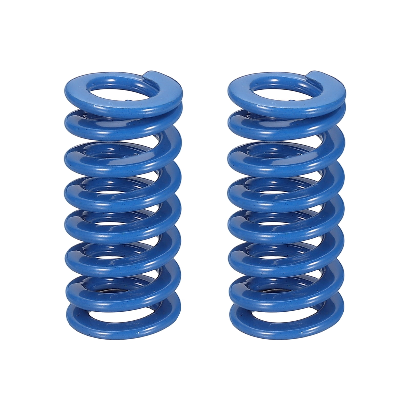 2 Pack Blue Compression Springs, 1/2" OD, 1" Length, Light Load 3D ...
