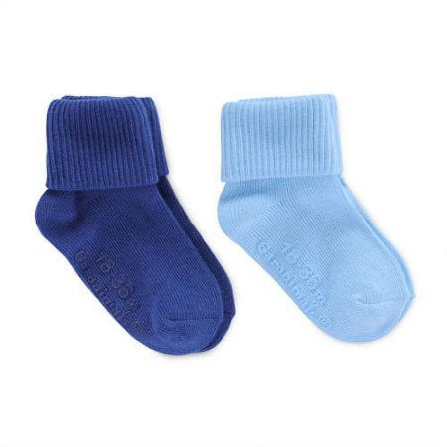 Garanimals 2 Pack Blue Grippers - Gripper Bottoms - Sizes - Walmart.com