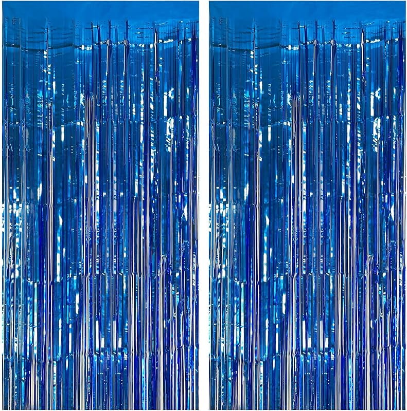 2-Pack Blue Streamer Party Decorations Blue Tassel Background Ocean ...