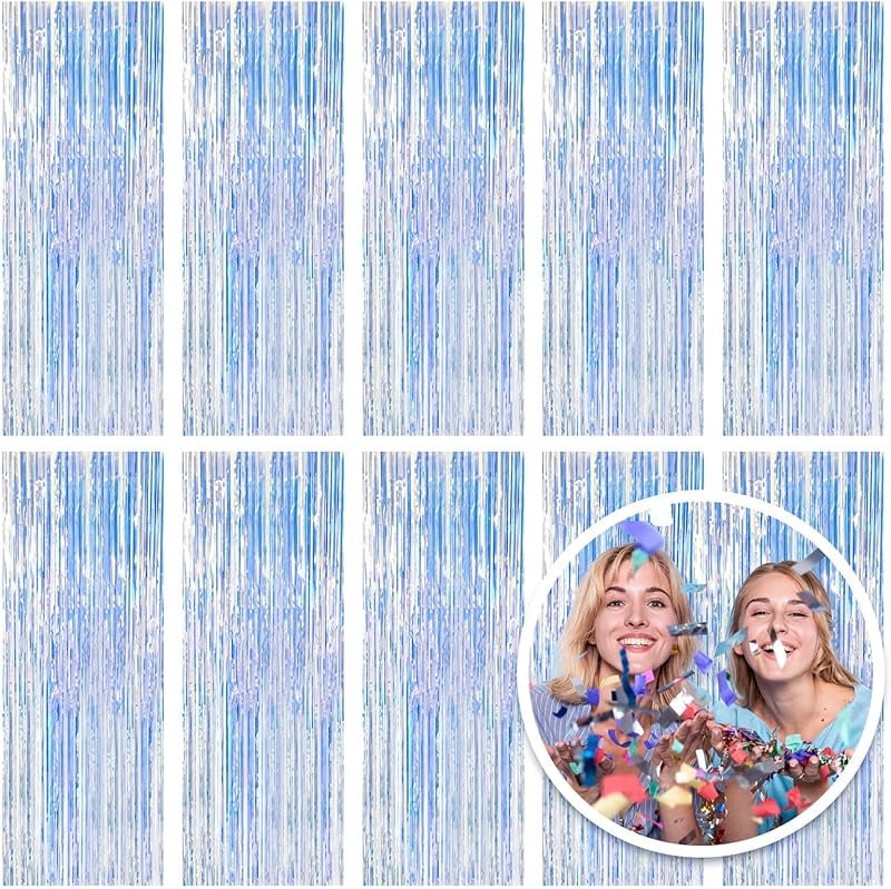 2-Pack Blue Streamer Party Decorations Blue Tassel Background Ocean ...