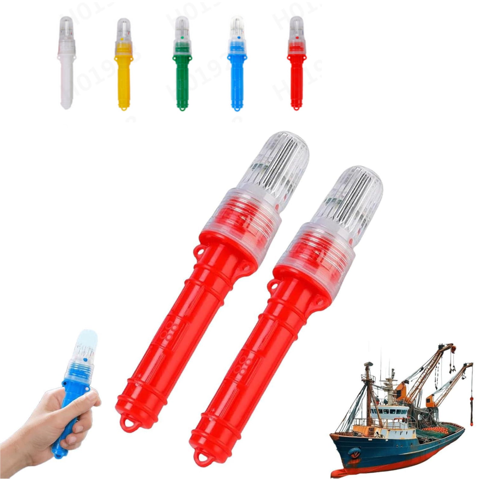 2 Pack Boat Flares 2025 Upgrade Coast Guard Approved Waterproof ...