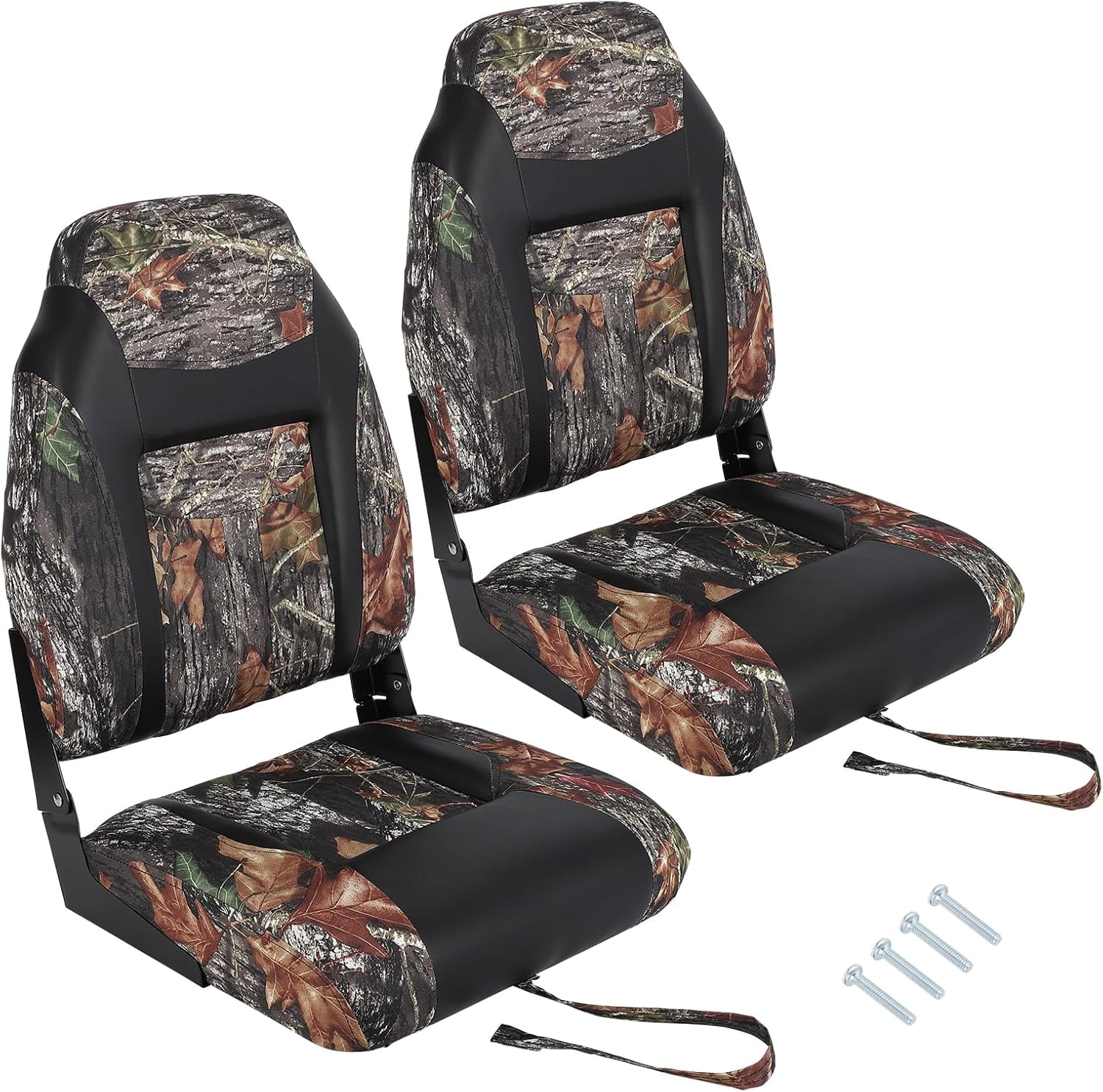 2 Pack Boat Seats High Back,Folding Boat Seats Included,Fold-Down ...