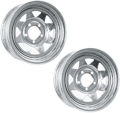 2-Pack Boat Trailer Rims Wheels 14 in. 14X6 5 Lug Galvanized Spoke ...