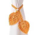 2 Pack Boho Curtain Tiebacks,Hand Knitting Cotton Curtain Holdbacks ...
