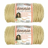2 Pack Bonnie Macrame Cord - 4mm - 100 yd Lengths - Various Colors ...