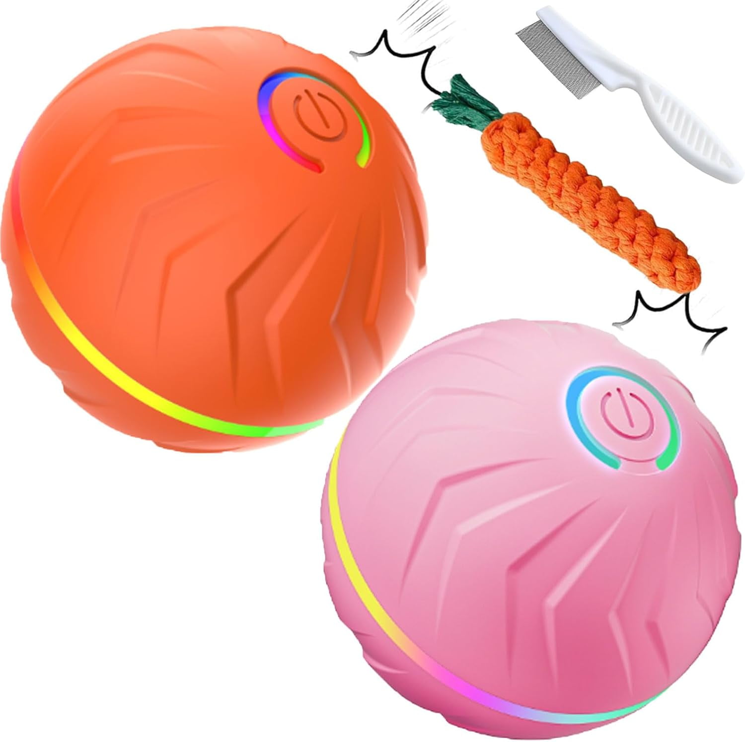 2 Pack Boujee Gravity Bounce Ball,Boujeeflow Dog Ball,2025 New ...