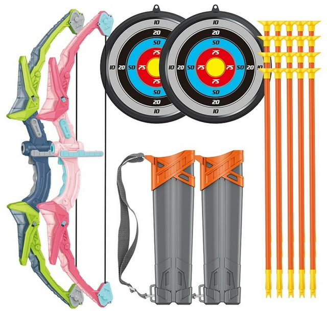 2 Pack Bow and Arrow Toy Set for Kids Boys Girs with Target&Quiver ...