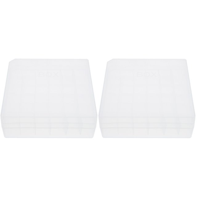 2 Pack Box Vial Storage Case Cryogenic Holder Sample Bottles Plastic ...