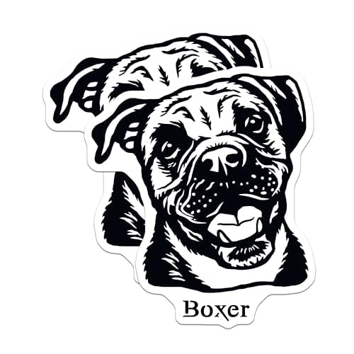 (2 Pack) Boxer Dog Magnets - Cute Pet Magnets - Animal Fridge Magnets ...