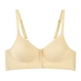 2 Pack Bras for Women Front Button Shaping Cup Adjustable Shoulder ...