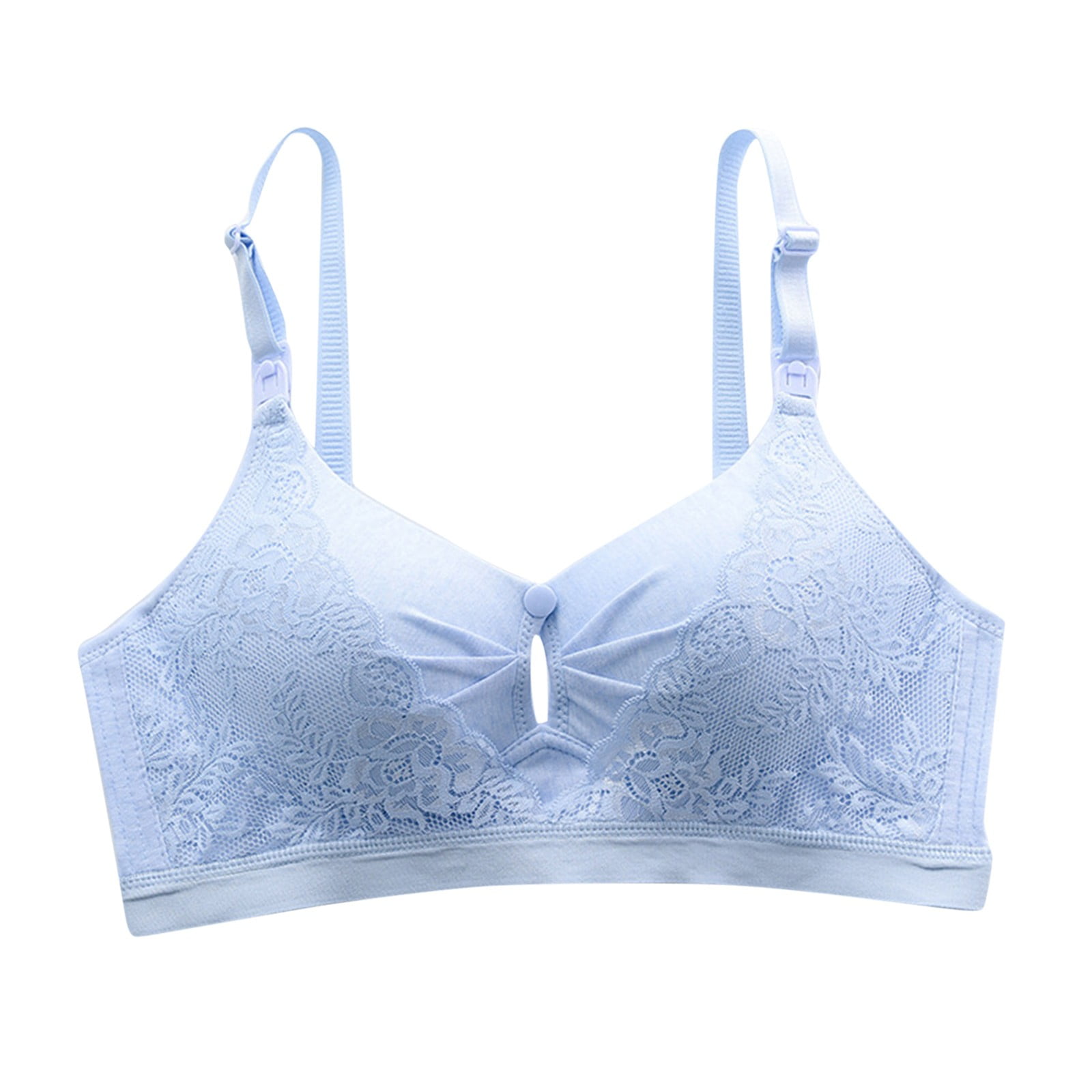 2 Pack Bras for Women No Underwire Nursing Easy Clip Drop Cup Full ...
