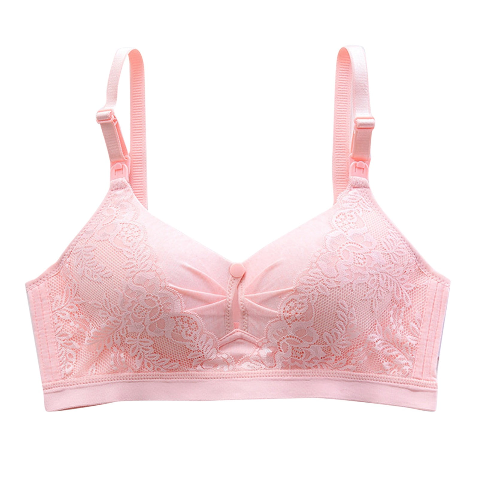 2 Pack Bras for Women No Underwire Nursing Easy Clip Drop Cup Full ...