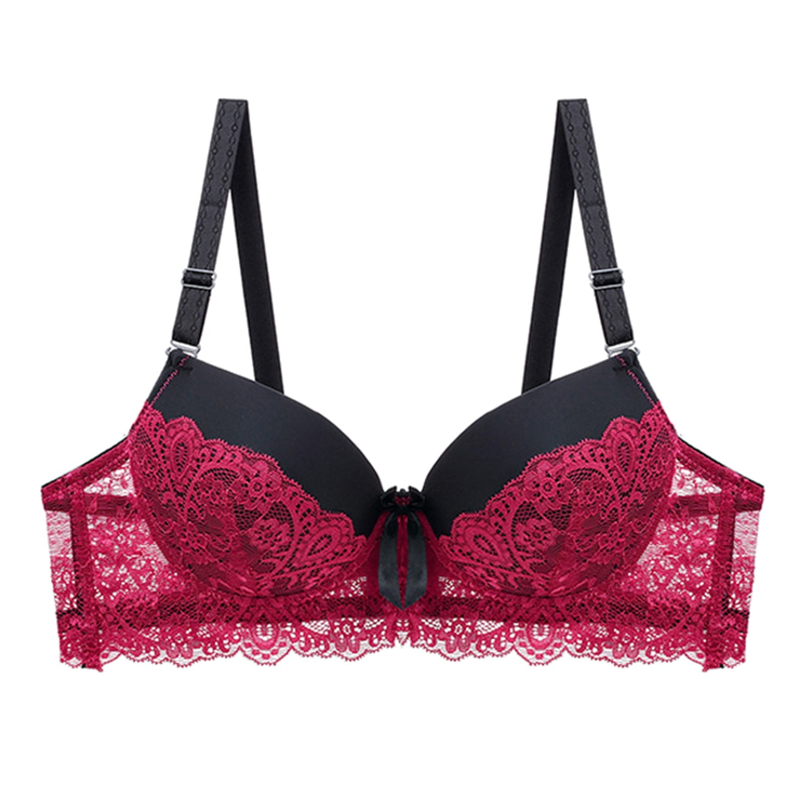 2 Pack Bras for Women Underwire Lace Minimizer Side Support Full Cup ...