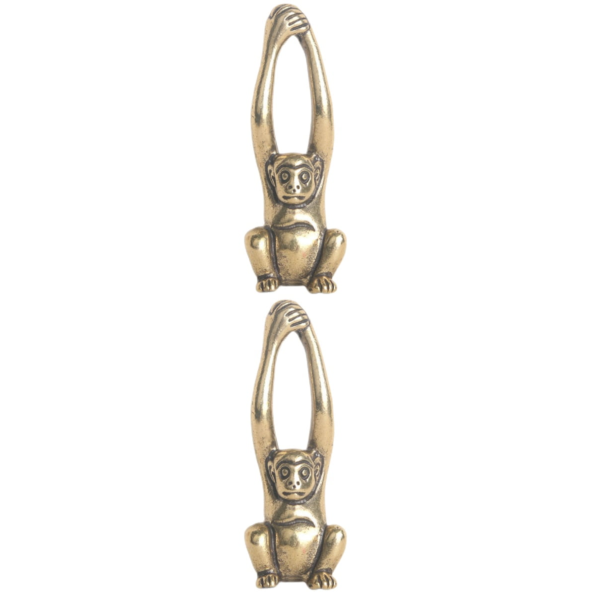 2 Pack Brass Proboscis Monkey Grad Game Photo Product Toddler Golden ...