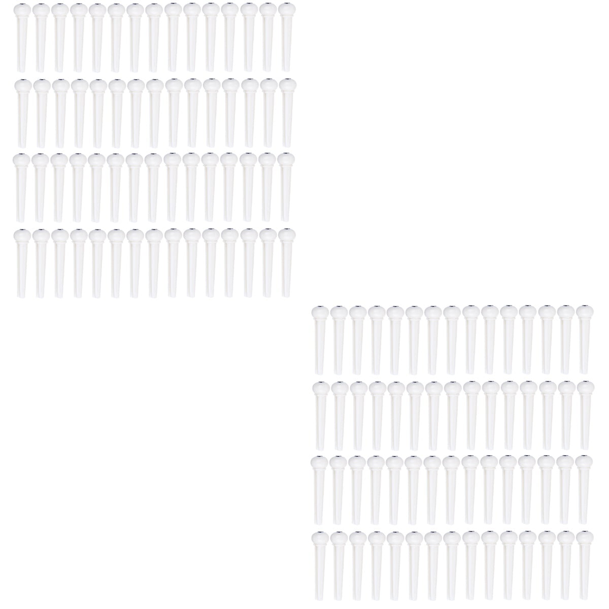 2 Pack Bridge Pins Acoustic Guitar String Pegs White - Walmart.com