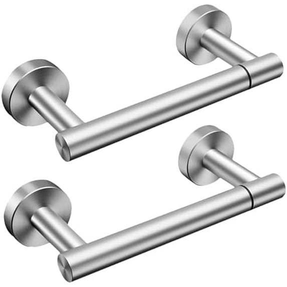 (2 Pack) Brushed Nickel Toilet Paper Holder - Toilet Paper Holder Wall ...