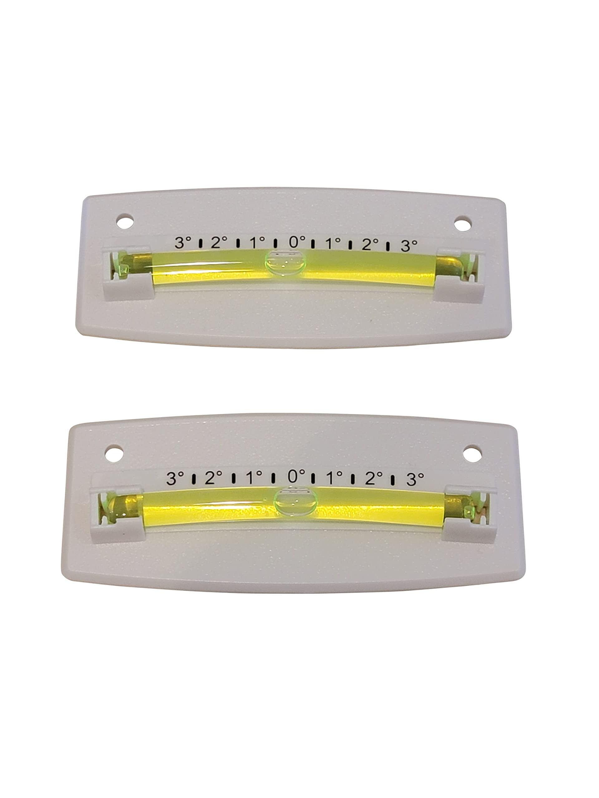 2-Pack Bubble Graduated Scale Levels Trailer Leveler Large (White ...