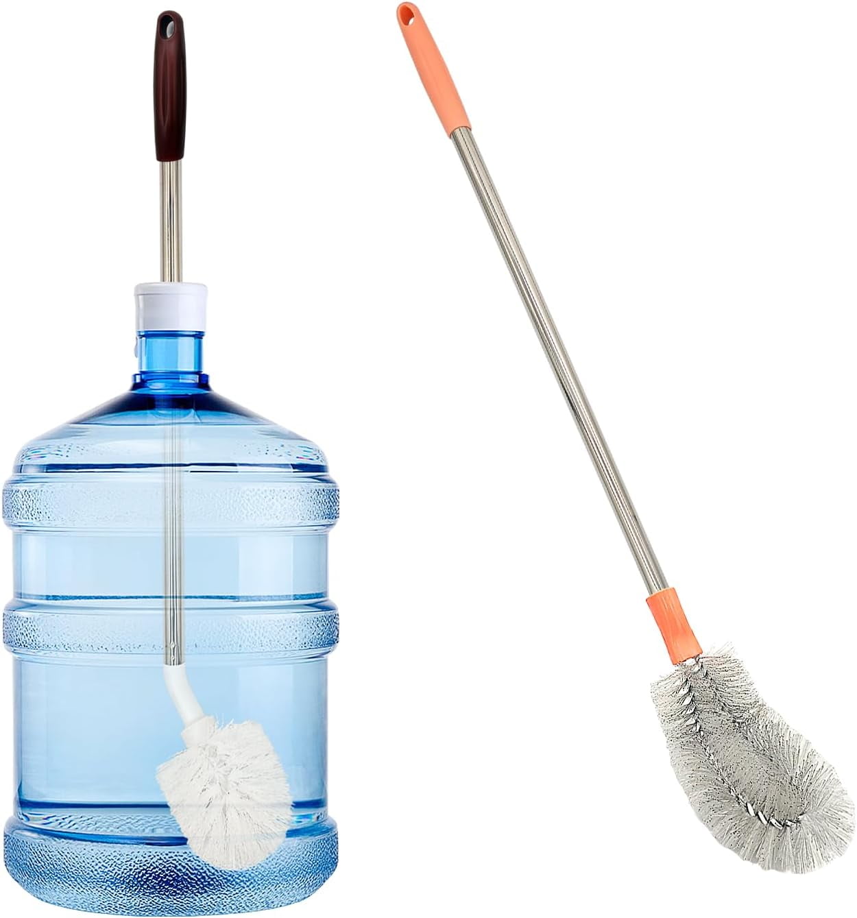 2-Pack Bucket Brush, Bottle Brush for Cleaning Extra Long Bottles ...