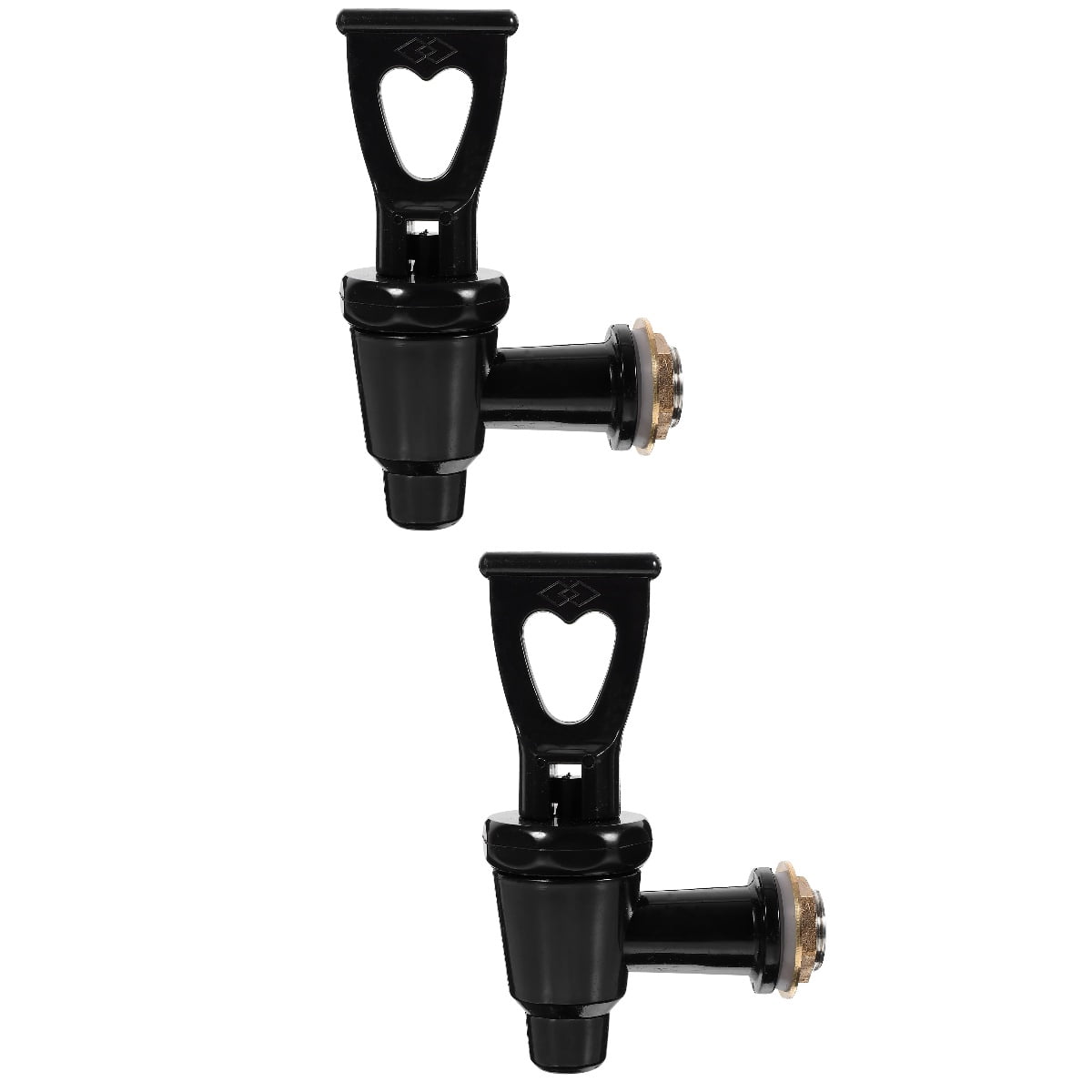 2 Pack Bucket Faucet Valve Water Tap Universal Steel Plastic - Walmart.com
