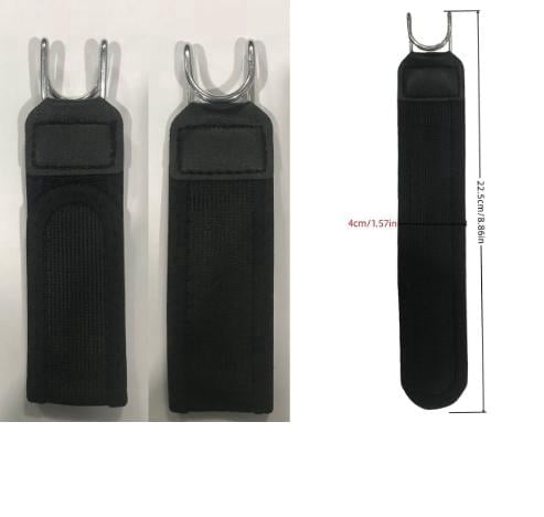 2 Pack No Buckle Belts for Men, Black Metal Hook Elastic Belt ...