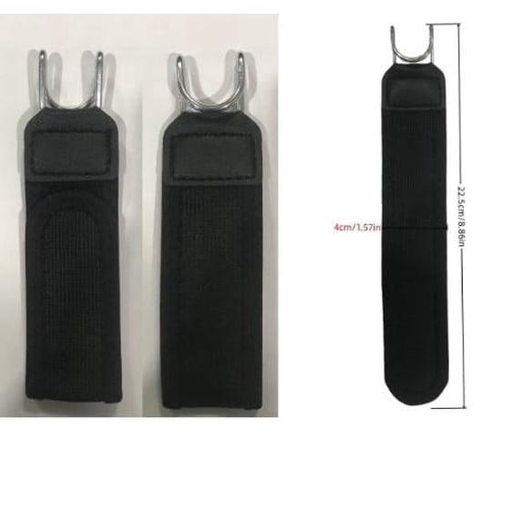 2 Pack No Buckle Belts for Men, Black Metal Hook Elastic Belt ...