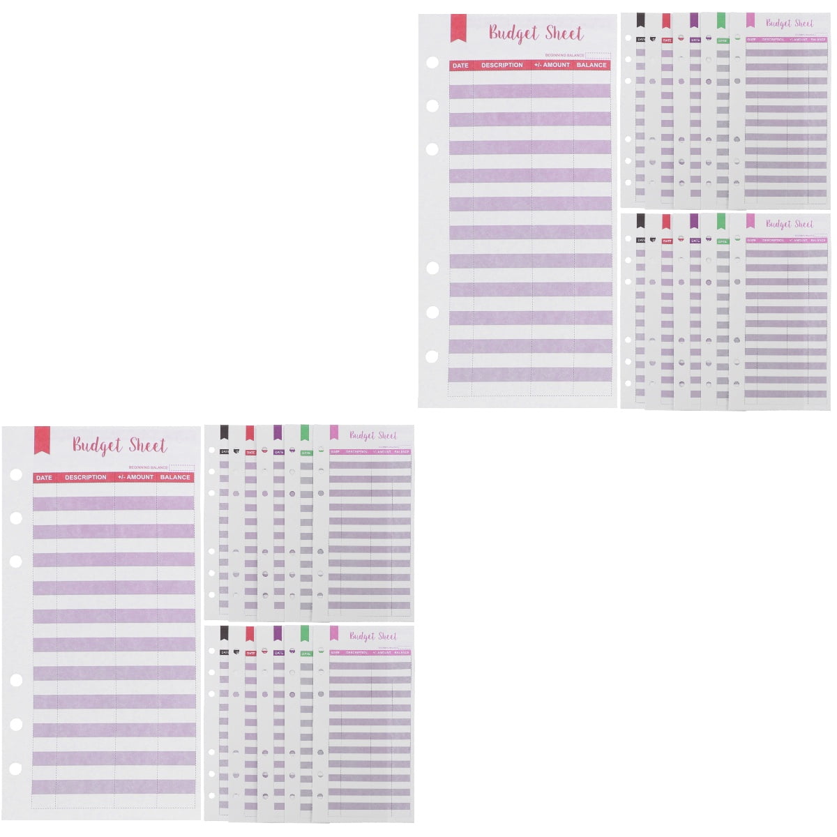 2 Pack Budget Planner Consumer Card Monthly Bills - Walmart.com