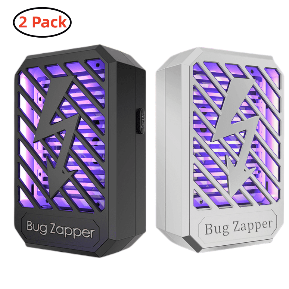 2 Pack Bug Zapper - Indoor Bug Zapper for Home Plug in - Electronic ...
