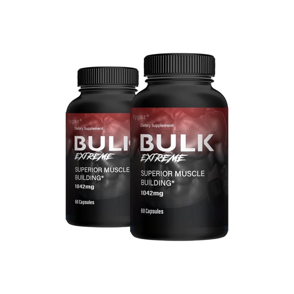 (2 Pack) Bulk Extreme - Bulk Extreme Mens Pills - Walmart.com