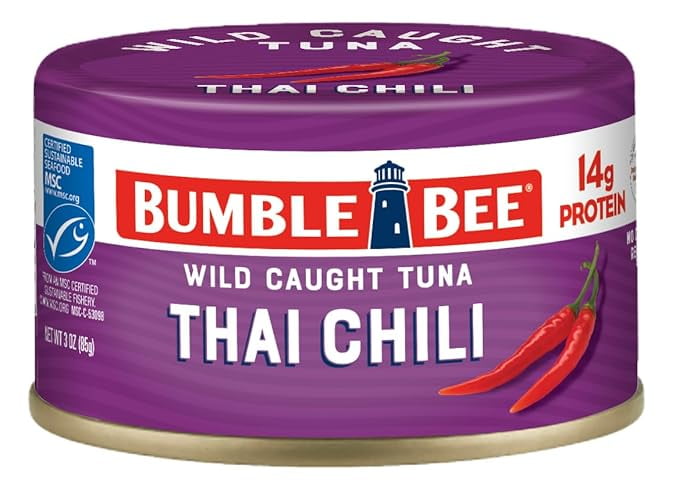 2-Pack Bumble Bee Snackers - Thai Chili Tuna, 3 oz Easy Open Can - 14g ...