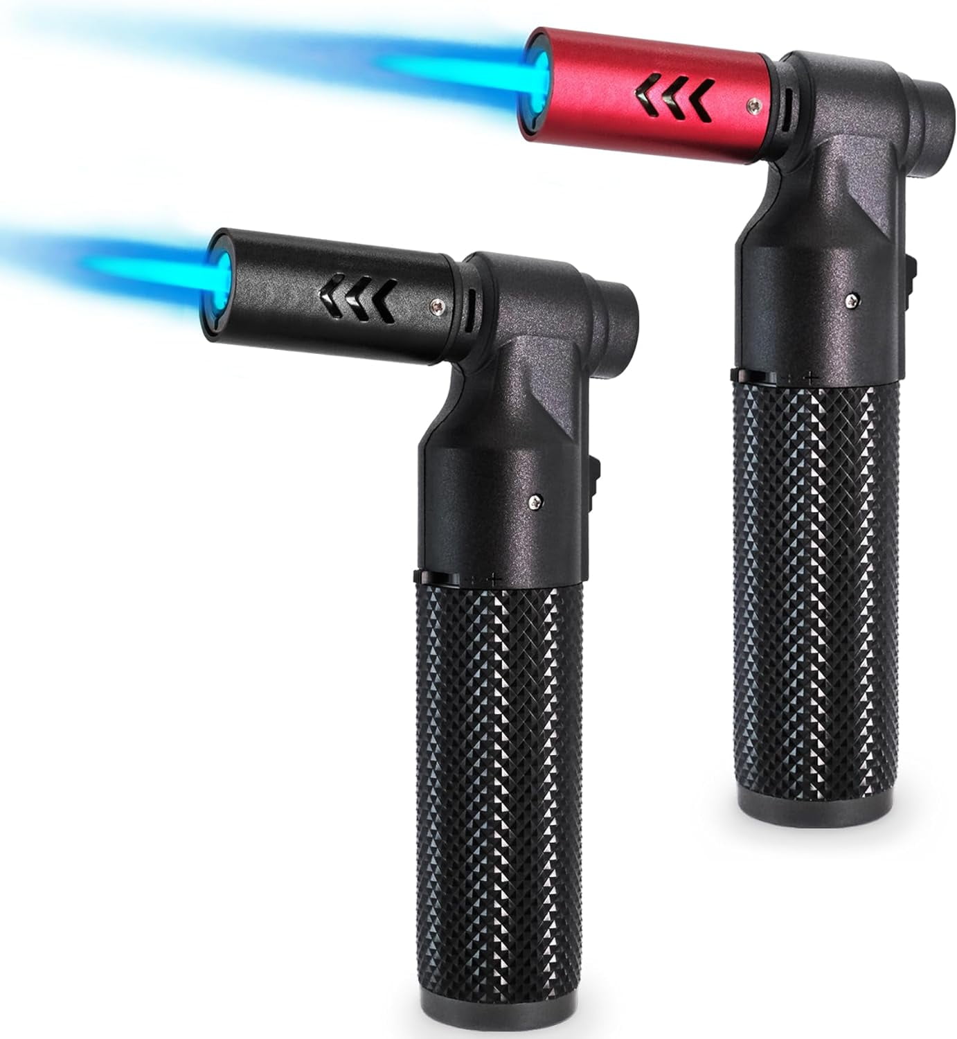 2 Pack Butane Torch Lighter Big Jet Flame Refillable Portable Butane ...