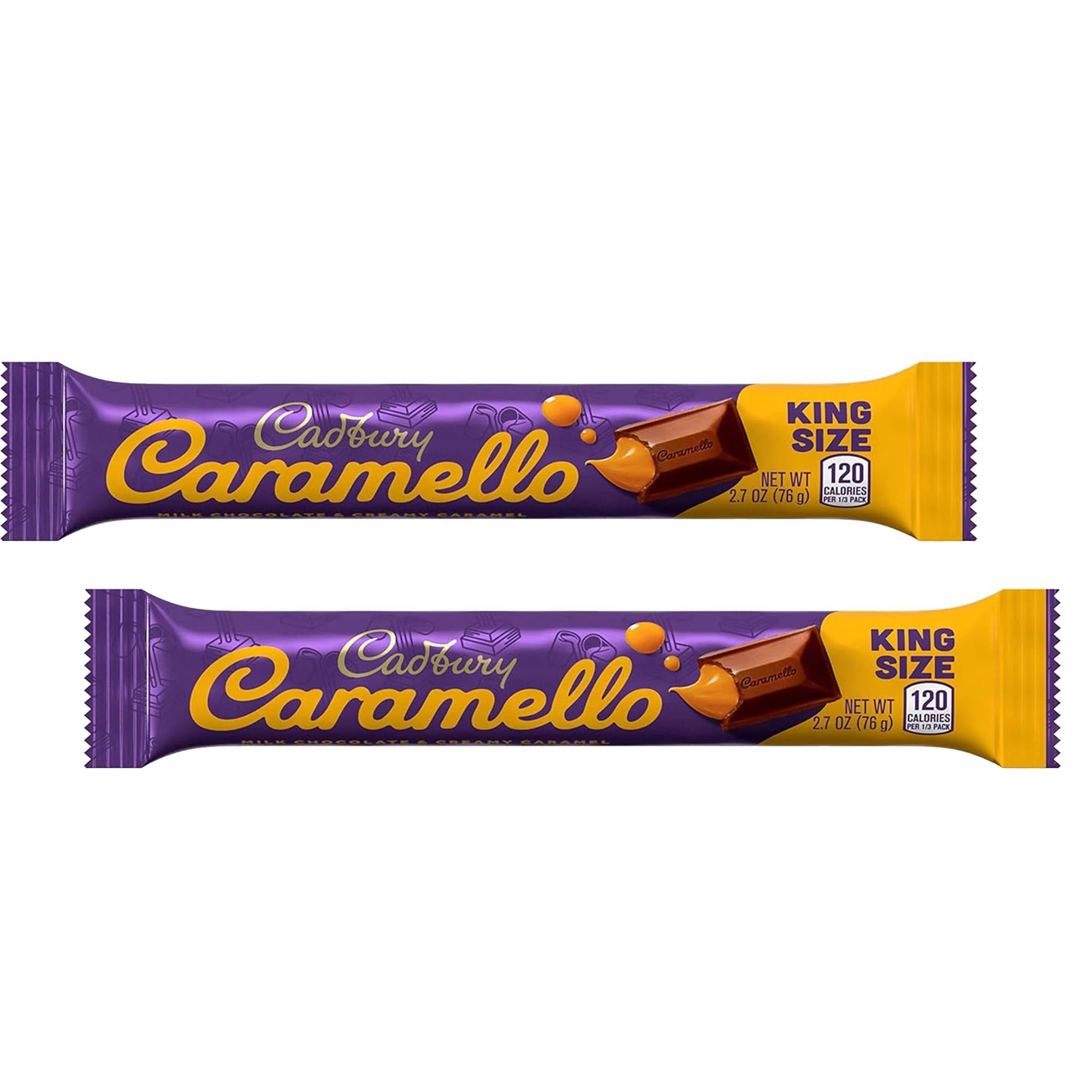 RADYAN 2 Pack Cadbury Caramello King Size Milk Chocolate Caramel Candy ...