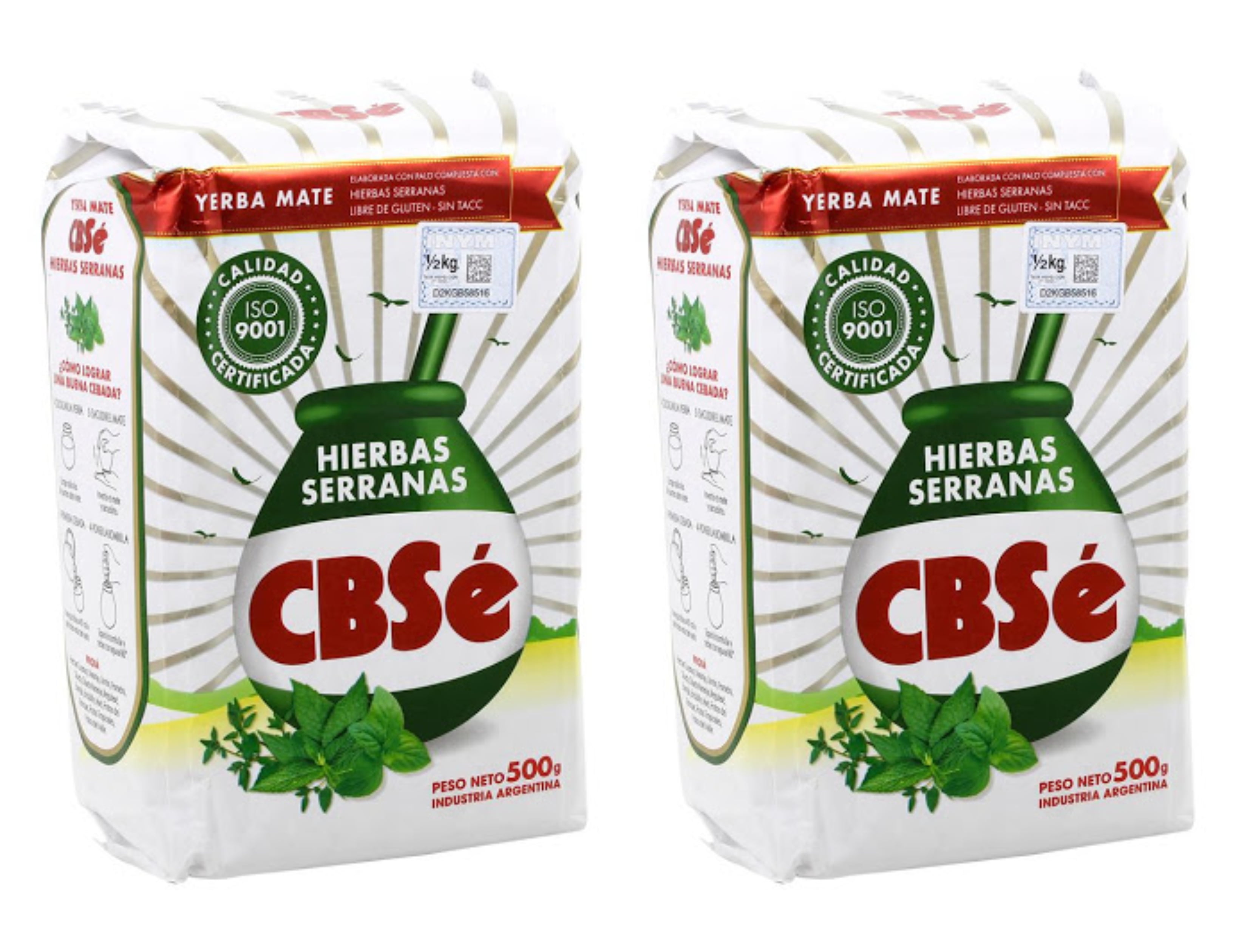 CBSe Yerba Mate Hierbas Serranas 2-Pack, Loose Leaf Herbs from the ...